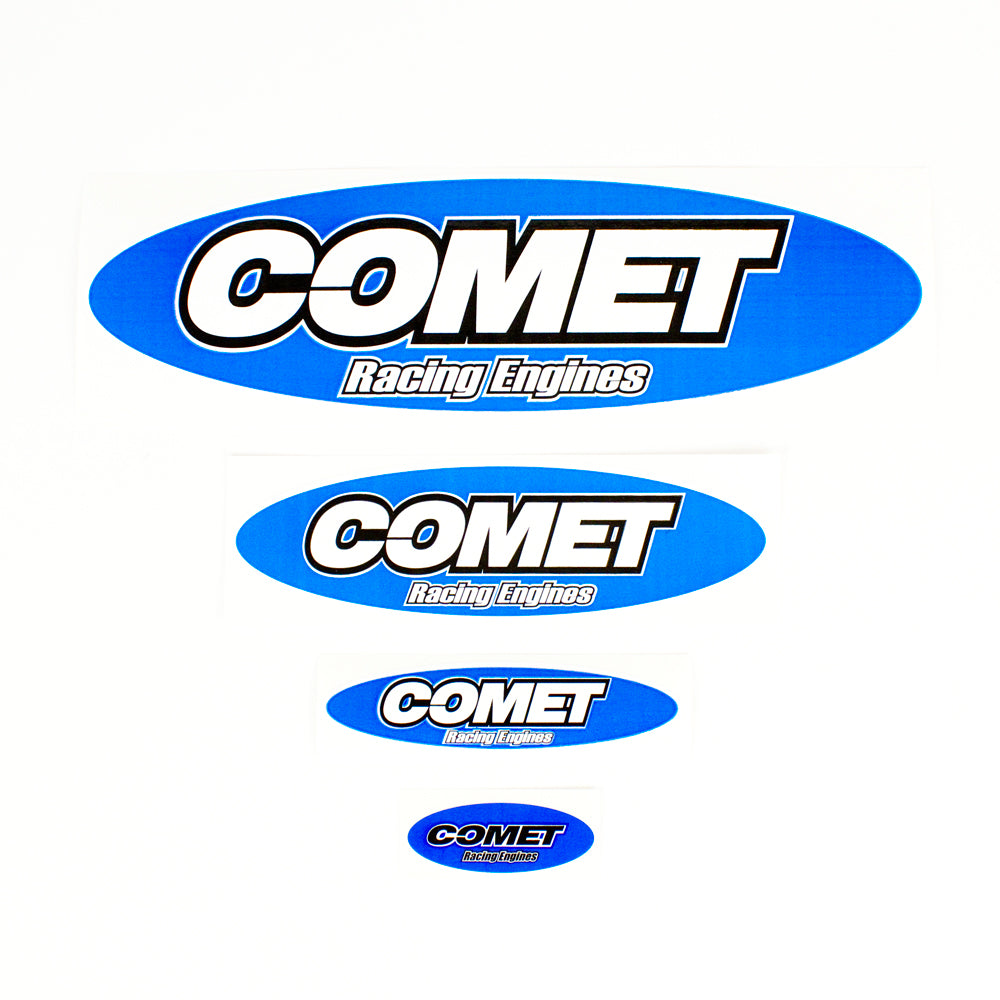 Comet Racing Engines Sticker - Shop Karting Parts | Comet Kart Sales