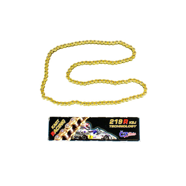 New! CZ #219 KSJ Standard Kart Racing Chain (Not O-Ring) - Shop Karting ...