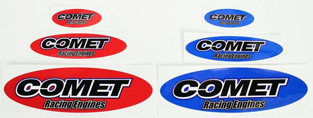 Comet Racing Engines Sticker - Shop Karting Parts | Comet Kart Sales