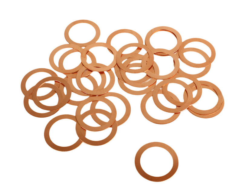 Copper Spark Plug Indexing Washers, 30 Count - Comet Kart Sales