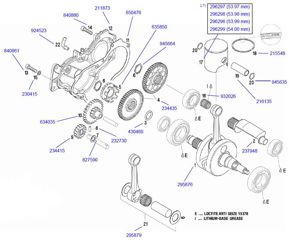 3. 430460 Rotax Max O-Ring 18x3.5 - Shop Karting Parts | Comet Kart Sales