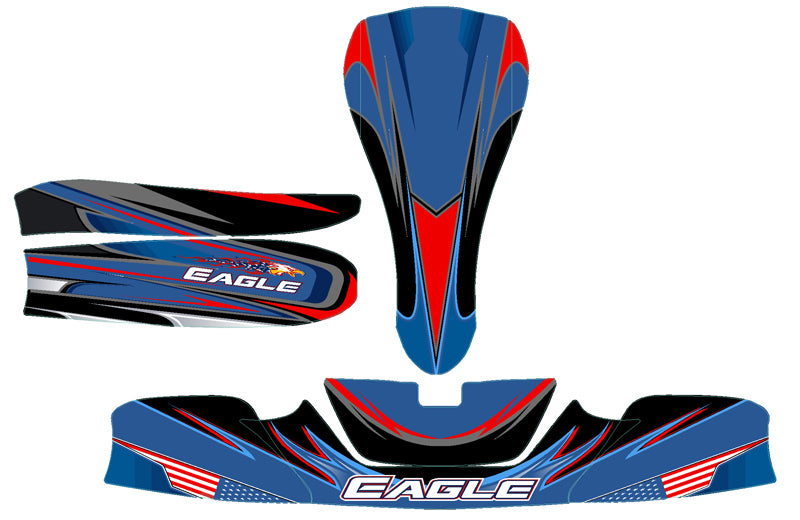 Eagle Kart KG 506 CIK Bodywork Complete Sticker Kit., Special Order ...